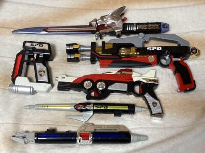 Power Rangers S.P.D. Dekaranger Morpher Weapon 4p set Bundle BANDAI ...
