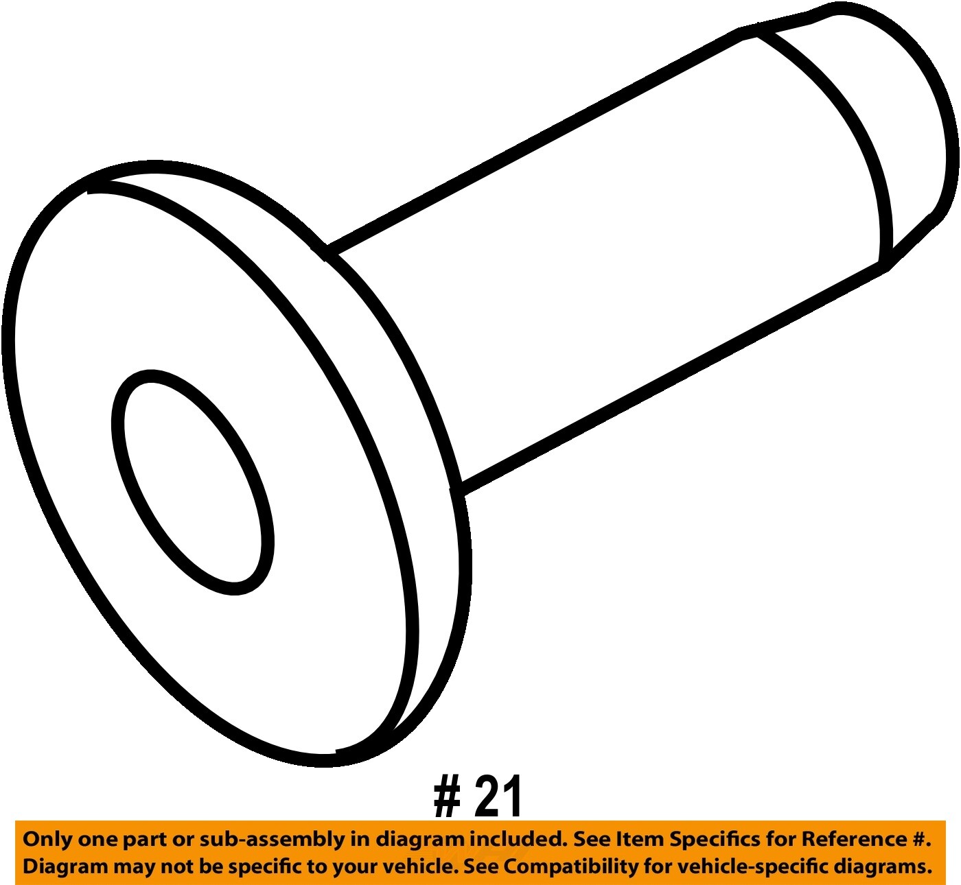 Ford W710261S437 Genuine OEM Roller Bolt for sale online | eBay