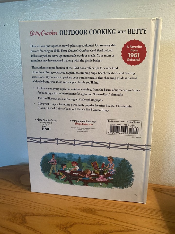 Betty Crocker Outdoor Cooking with Betty 2016 Facsimile Edition From ...