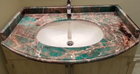 Amazonite quartz Bathroom countertops/quartz Kitchen Countertops island ...