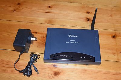 Billion 4-port Wireless ADSL Firewall Modem Router | eBay Australia
