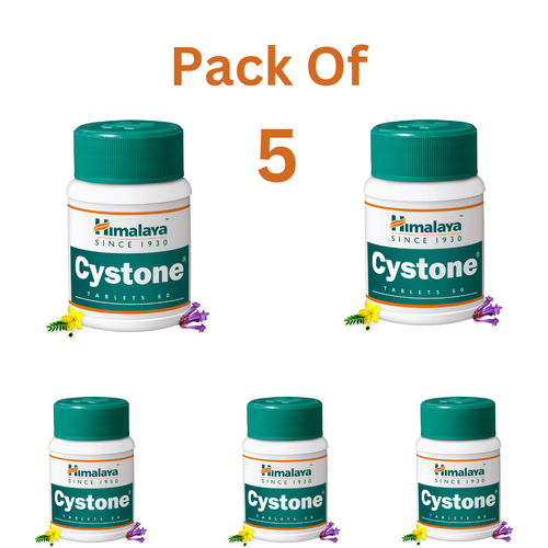 Himalaya CYSTONE 5 PACK 300 TABLETS HIMALAYA CYSTONE 60 TAB EACH Free ...