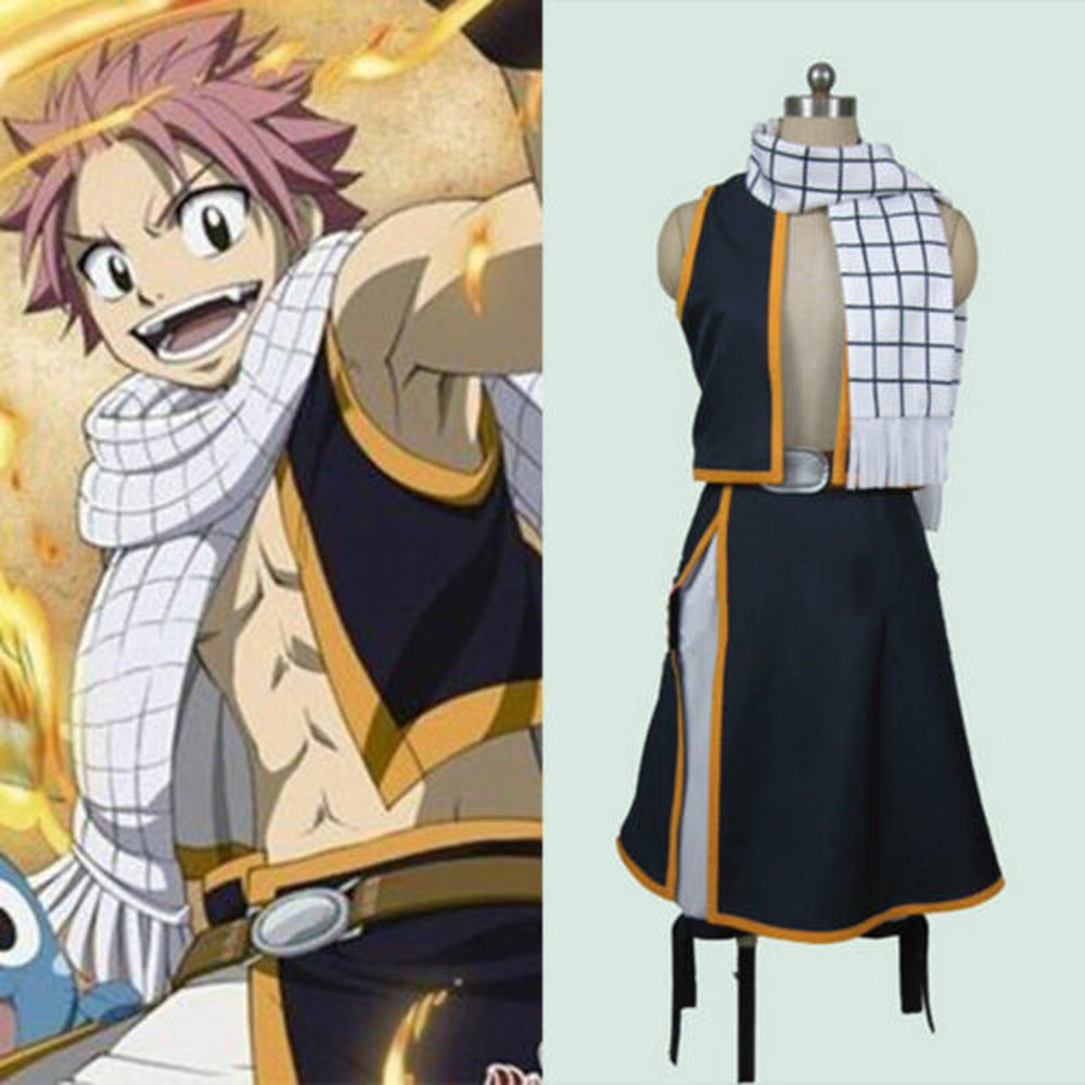 Fairy Tail Natsu Outfits Natsu Dragneel Tail Heat Transer Iron On