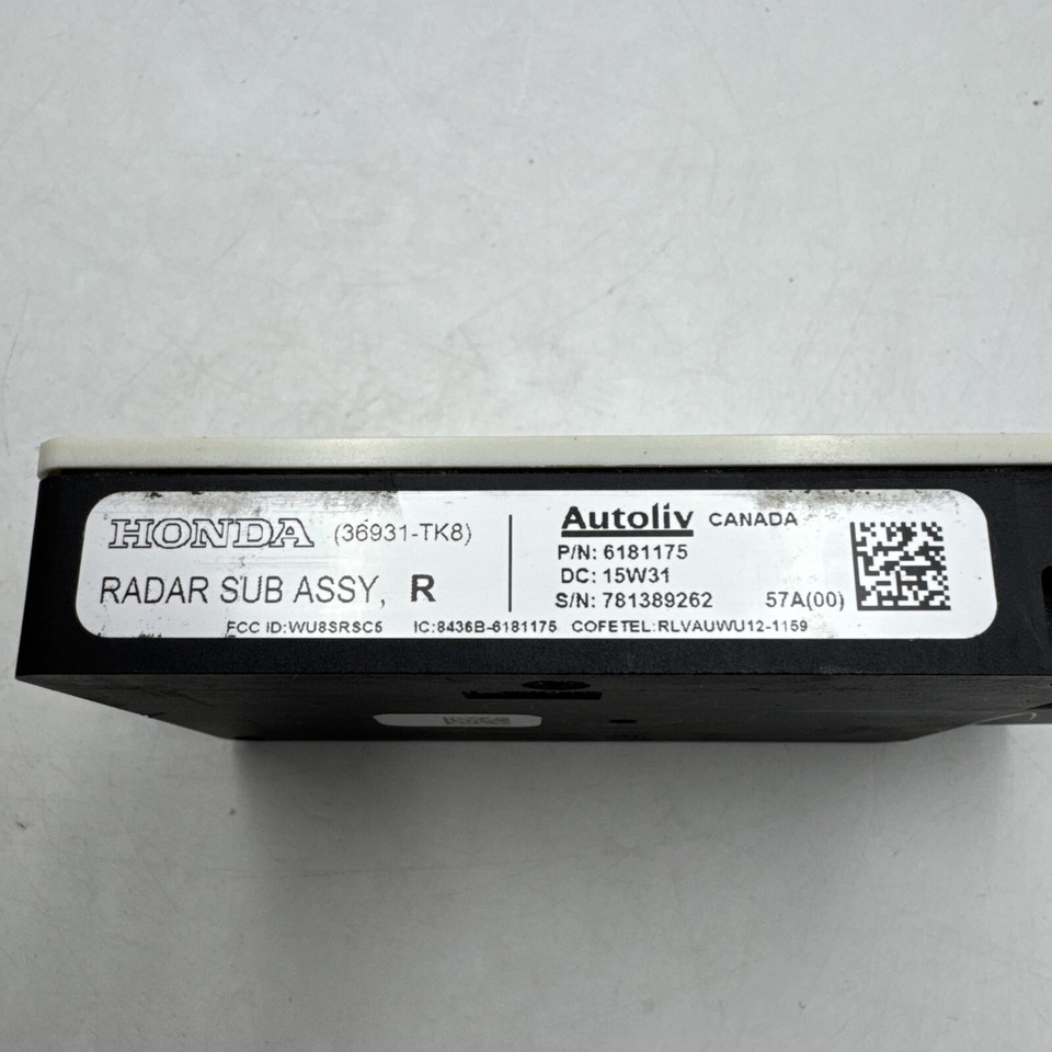 2014 2015 2016 2017 Honda Odyssey Elite Right Bsi Radar Sensor 36930 ...