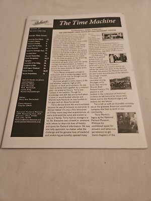 2019 Winter/Spring "Time Machine" Newsletter-National Packard Museum ...