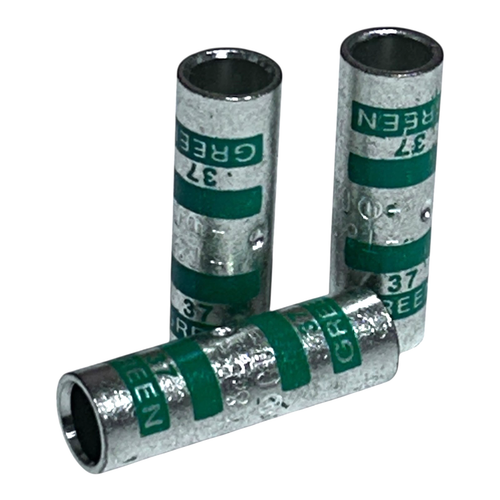 (200) ABB 54508 Copper Two-Way Green Splice Connector, Max 35kV, Wire ...