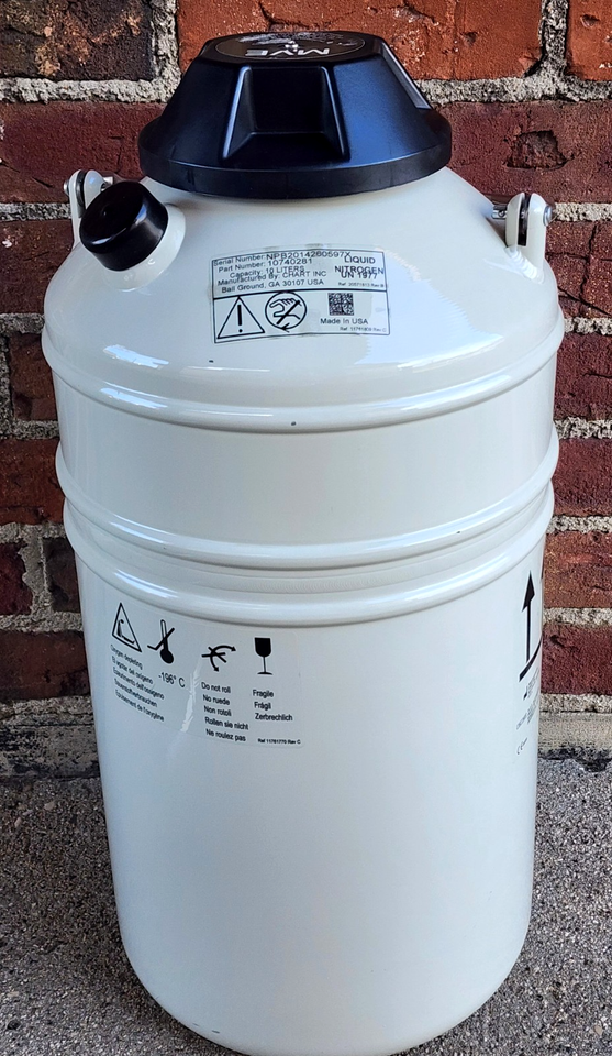 MVE Lab 10 Liquid Nitrogen Dewar Canister with Ladle - 10 Liters - Nice ...