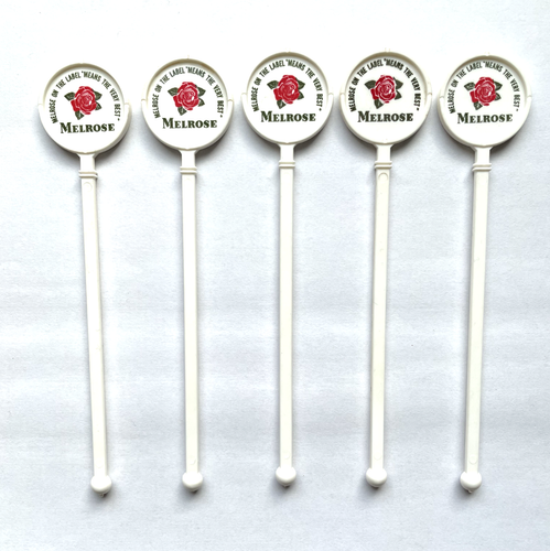 Vintage Melrose Distillers Cocktail Swizzle Sticks (Set of 5) | eBay
