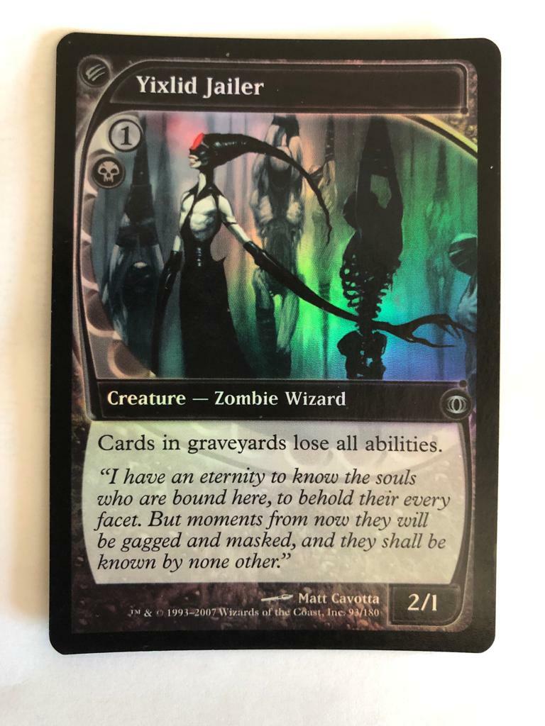 MTG FOIL FUTURE SIGHT YIXLID JAILER MINT MAGIC THE GATHERING BLACK ...