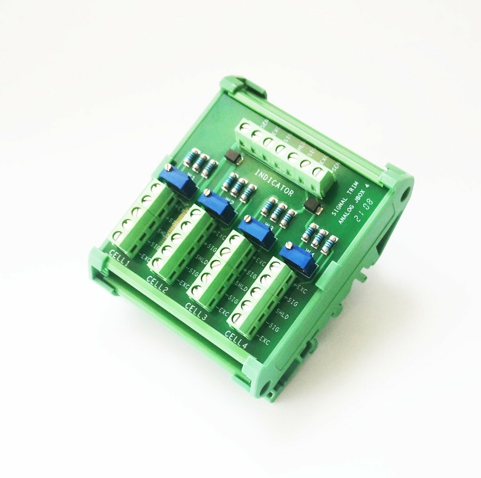 Load Cell Junction Box 4-Channel Summing Box DIN Rail Mount | eBay