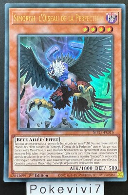 Carte YU-GI-OH! SIMORGH, L'OISEAU DE LA PERFECTION MP23-FR016 UR NEUF ...