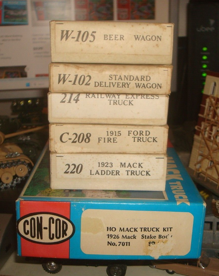 HO. CON-COR & JORDAN PRODUCTS. LOT OF 6 NEW OLD STOCK KITS. | eBay