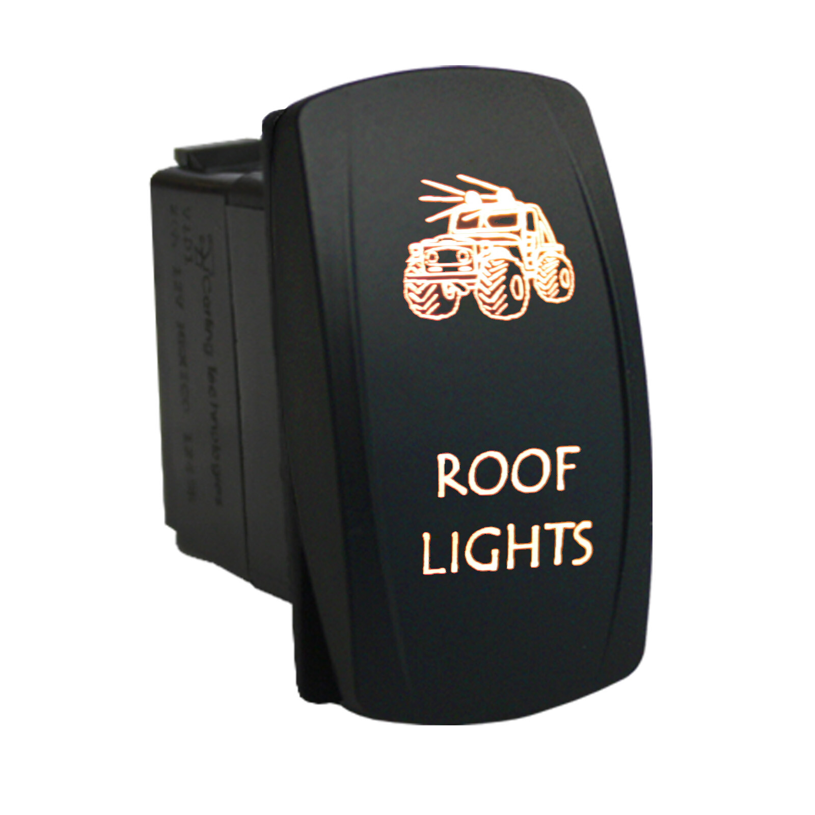 ROOF LIGHTS 612W Rocker Switch 12V Laser LED white mini truc | eBay