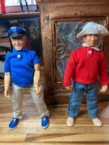 Custom Gilligan and Skipper 8 inch figures built on new Mego body parts ...