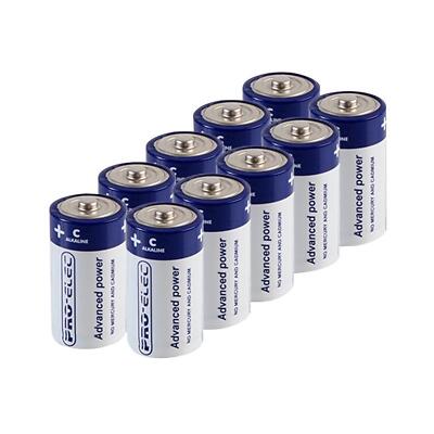 Pro Elec C Ultra Alkaline Batteries 10 Pack | eBay