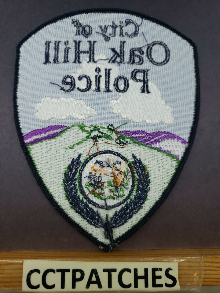 CITY OF OAK HILL, WEST VIRGINIA POLICE (BLUE) SHOULDER PATCH WV | eBay