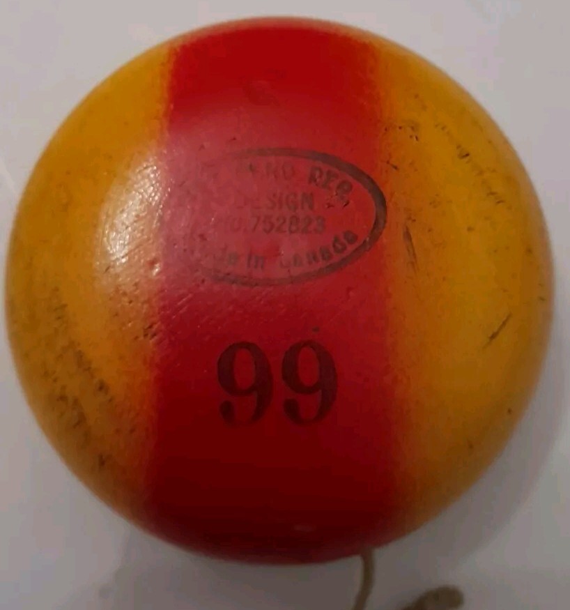 Vintage Wooden Cheerio No.99 Toy Yo-Yo By Kitcheners Buttons Ltd Canada ...