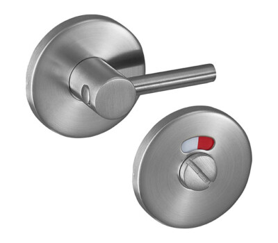 Disabled Toilet Lock 6mm Turn and Indicator - Satin Stainless Steel ...