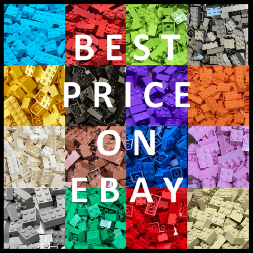 LEGO Bricks 50-2x2 40-2x3 30-2x4 25-2x6 Choose Colour/Size 3001 3002 ...