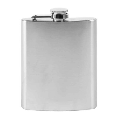 7oz/210ml Hip Stainless Steel Pocket Drinking Flask Spirits/Alcohol ...