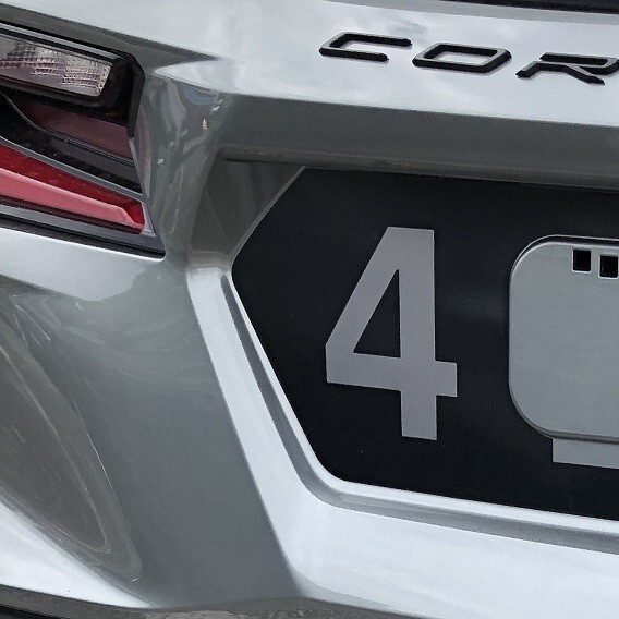 2020-2025 C8 Corvette C8R Fender Decals Jake Logo and #3 #4 Vinyl ...