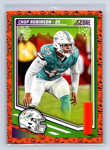 Chop Robinson 2025 Score Halloween Pumpkins Parallel Miami Dolphins ...