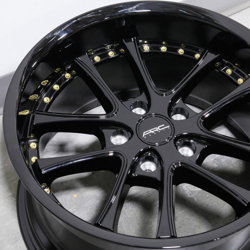 17x9 Black Wheels ARC AR5 5x114.3 30 (Set of 4) 73.1 | eBay