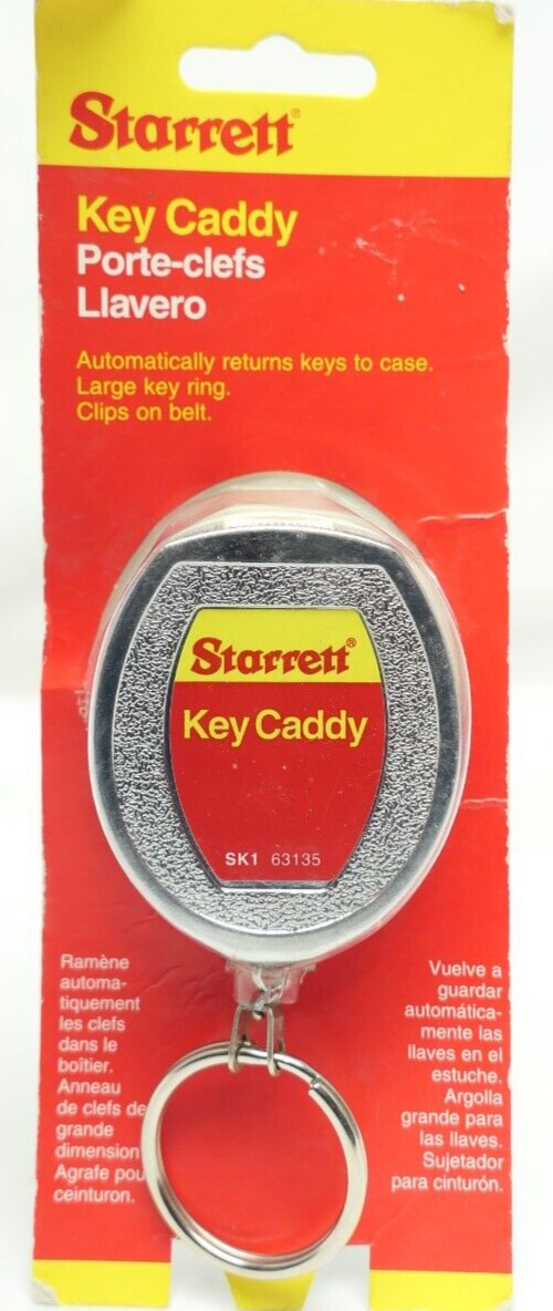 2005 Starrett Hvy Duty Die Cast Clip On Key Caddy w/ Belt Clip 63135 ...