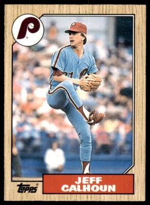 1987 Topps Traded. Jeff Calhoun Baseball Cards #16T | eBay