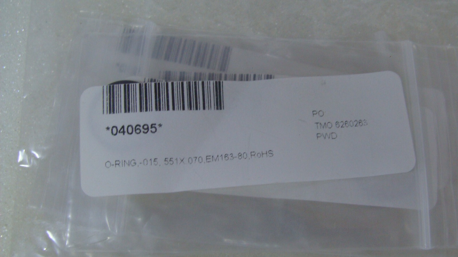 Thermo Scientific O-RING 015,0.551x.070 , NC0315330 P/N 040695 | eBay