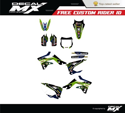 Fits Kawasaki KX450F 2013, 2014, 2015 kxf450 graphic kit decals ...