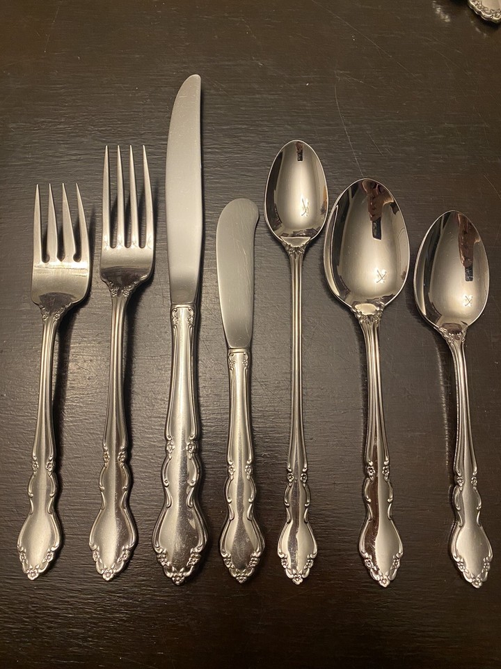 Dover Stainless Flatware Glossy Oneida Cube Heirloom Choose Your Piece EXC!! | eBay