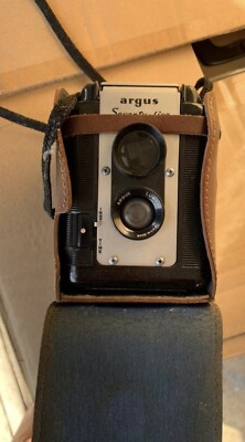 Vintage Argus 75 Seventy Five 620 Roll film Camera with Leather case ...