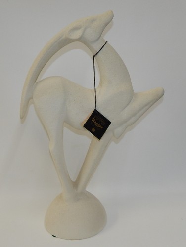 Large Vintage Haeger Pottery Art Deco Style Gazelle Impala Sculpture ...