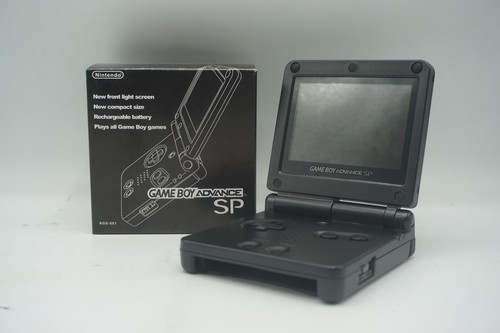 Nintendo GBA SP - AGS-101 Original Bright Screen - Black - Brand New ...