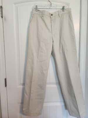 Chaps Wrinkle and Stain Resistant Flat Front Pants NWT Size 34x32 | eBay