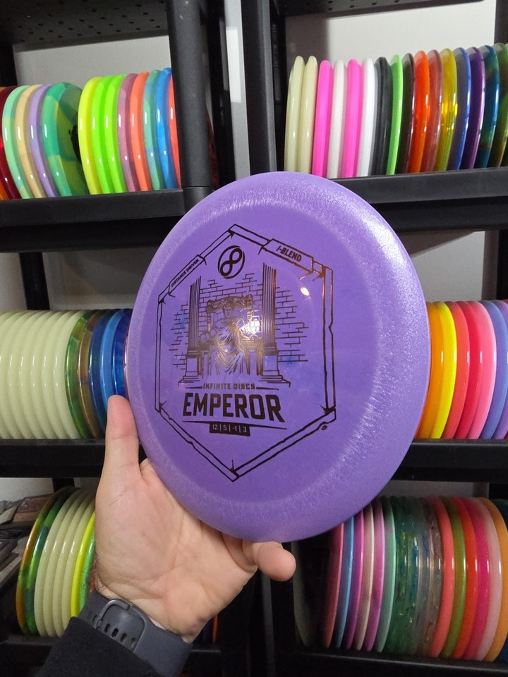 Infinite Discs I-Blend Emperor Purple 157g #3 Run 34 Golf Disc Driver ...