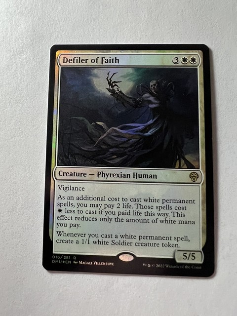 MTG Defiler of Faith Dominaria United 016/281 Regular Rare for sale ...