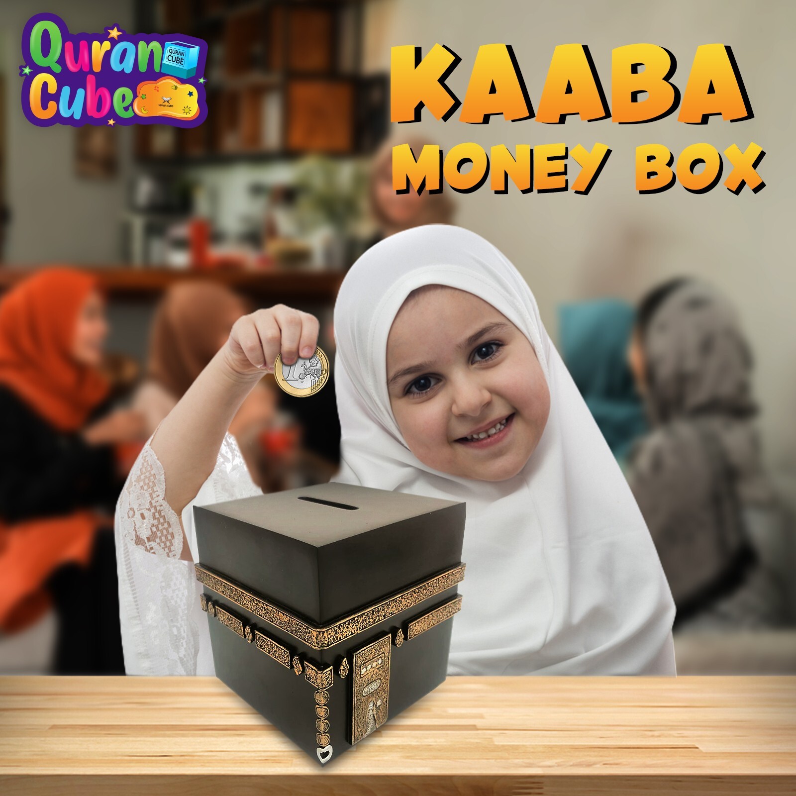Quran Cube Kaaba Money Box - Gift Shaped Box UK | eBay UK