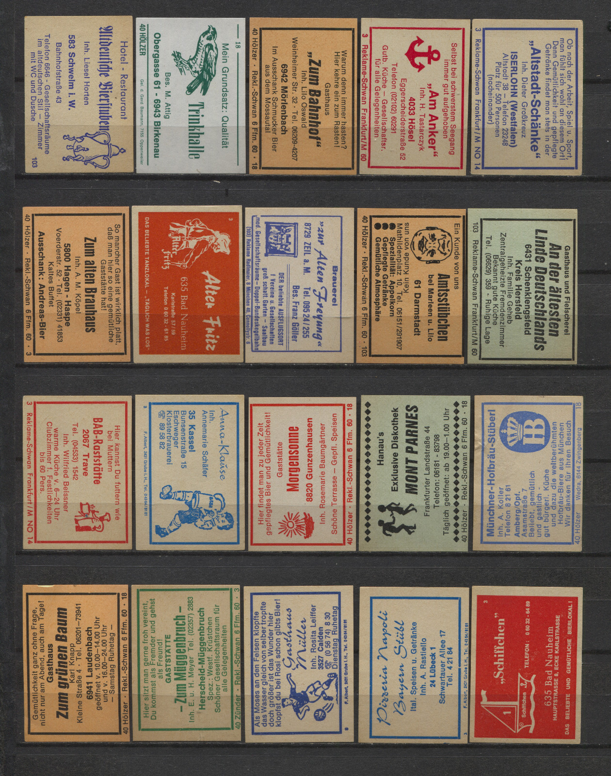 Nice Lot of 20 Unsorted Vintage Brands German Matchbox Labels Set 11 | eBay