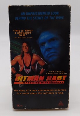 Bret Hitman Hart Wrestling With. Shadows WWF Pro Wrestling VHS Video ...