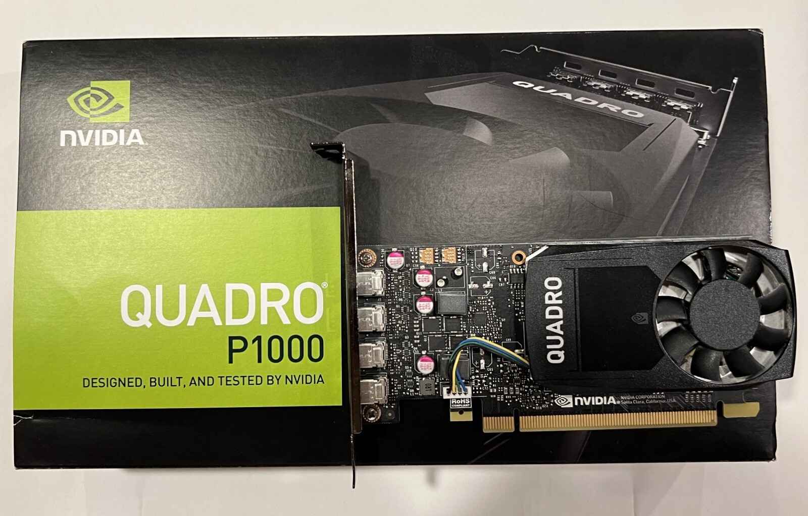 PNY Quadro P1000 4GB GDDR5 Graphics Card (VCQP1000PB) with Box ...