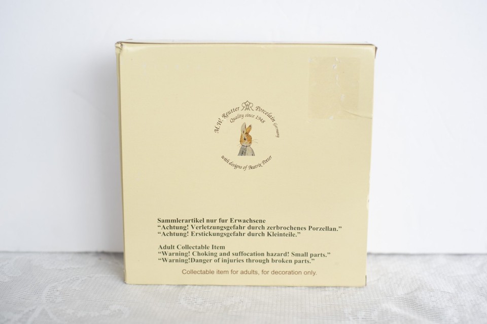Reutter Porzellan PETER RABBIT Beatrix Potter Mini China Doll Tea Set ...
