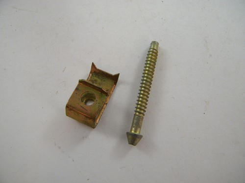 (4) SETS OF 12 PIECES: U CHANNEL CLIPS / SCREWS ~ SINK MOUNT 64090014 ...