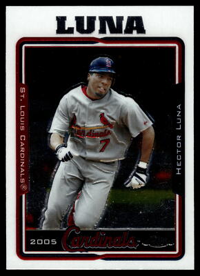 2005 Topps Chrome #452 Hector Luna St. Louis Cardinals | eBay