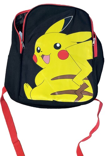 Kids Black Pokemon Pikachu Backpack - Bookbag | eBay