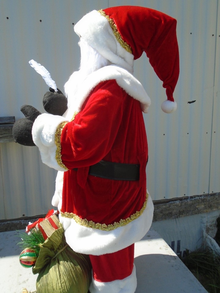 3 Foot Tall Handmade Santa Figure | eBay
