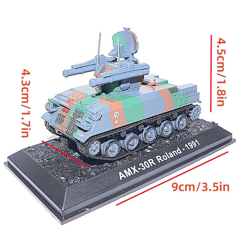 1/72 Scale Alloy AMX-30R Roland 1991 Missile Launch System Tank ...