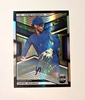 2023 Elite Extra Edition Prime Numbers Sigs #105 Yandel Ricardo XRc ...