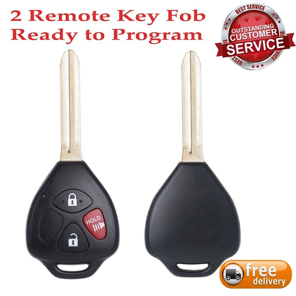 2 For 2010 2011 2012 2013 2014 2015 2016~2019 Toyota 4Runner Remote Car ...